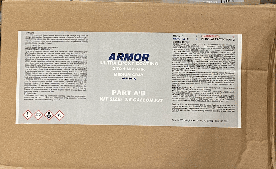 What is the difference in color labels for my epoxy?